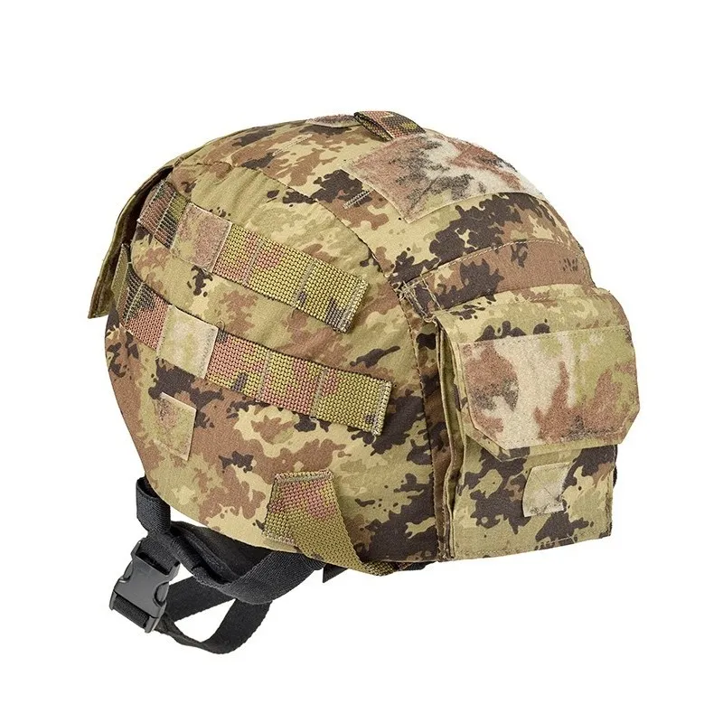 DEFCON 5 HELMET COVER RIP-STOP LBA MICH2000 ITALIAN CAMO, WITH SLIDING ...