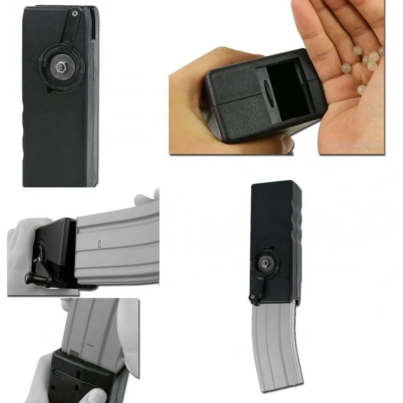 SPEED LOADER FOR M4 MAGAZINE LOW MID CAP BLACK WO-EX0403B