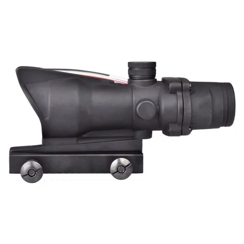 ACOG FIBER OPTIC RIFLE RED DOT SIGHT BLACK AO1001-B AIM-O
