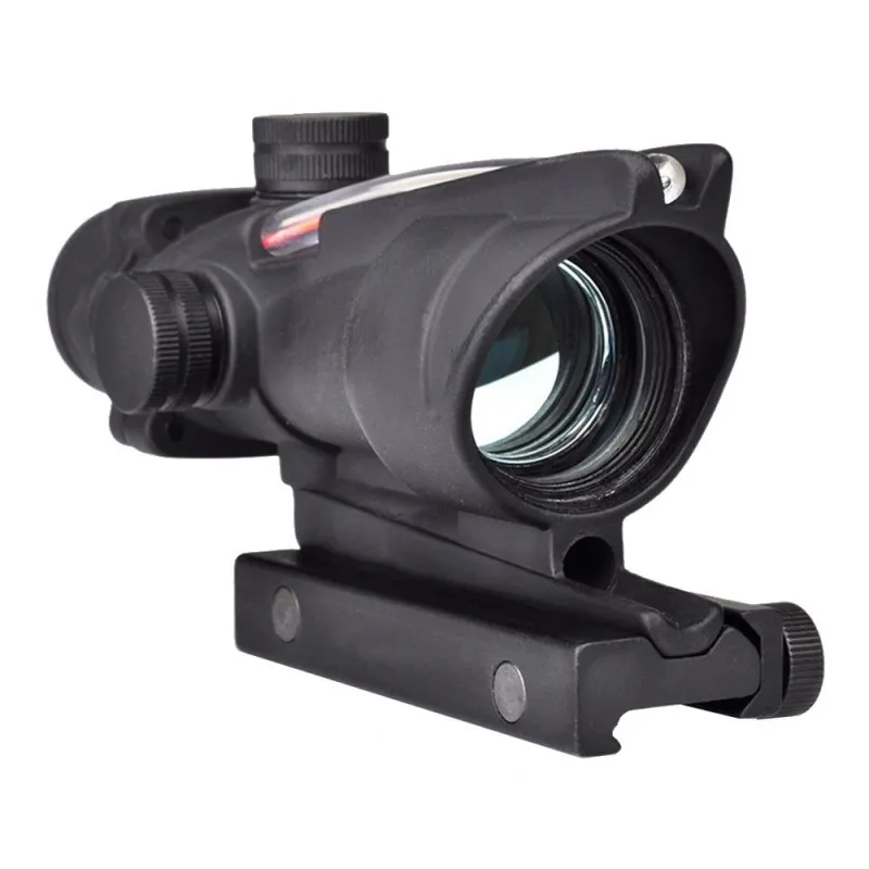 ACOG FIBER OPTIC RIFLE RED DOT SIGHT BLACK AO1001-B AIM-O