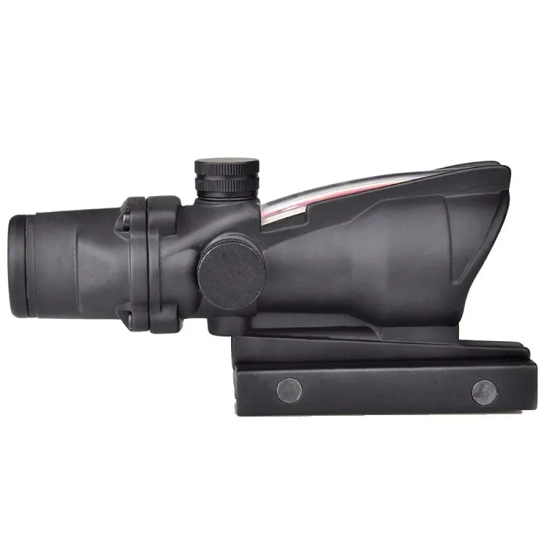 AIM-O ACOG RIFLE SCOPE 4X32C FIBER OPTIC BLACK AO1002-B