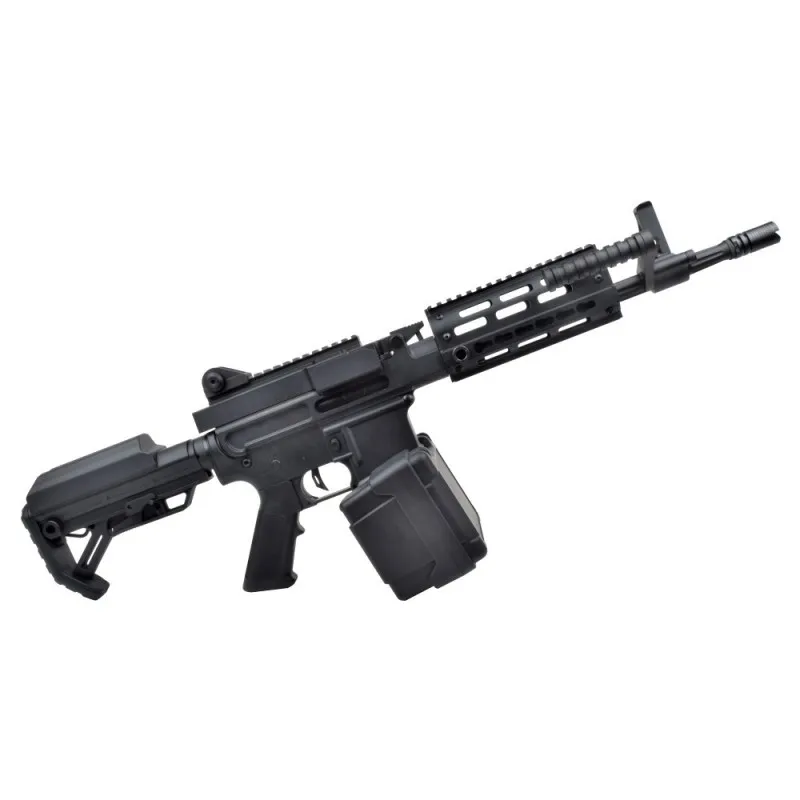 FUCILE SOFTAIR ELETTRICO MITRAGLIATRICE 14.25 FULL METAL LMG RIS KEYMOD ...