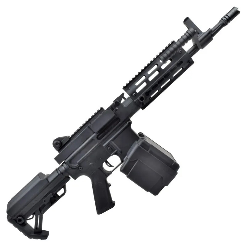 FUCILE SOFTAIR ELETTRICO MITRAGLIATRICE 14.25 FULL METAL LMG RIS KEYMOD ...
