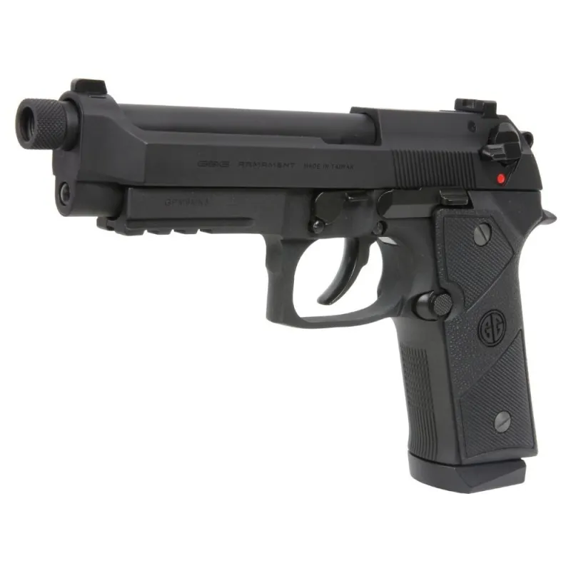 GPM9 MK3 GAS PISTOL BLACK FULL METAL BLOWBACK G&G GG-M92-MK3 GAS-GPM ...