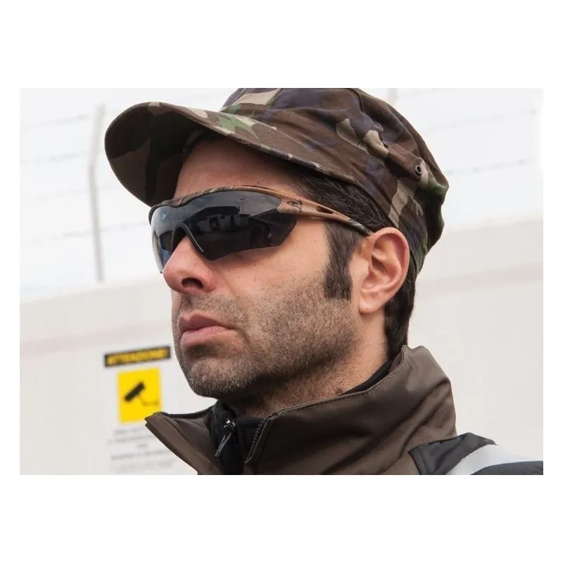 AIRSOFT MILITARY GLASSES BLACK COFRA GUNNER PROTECTIVE BALLISTIC STANAG ...