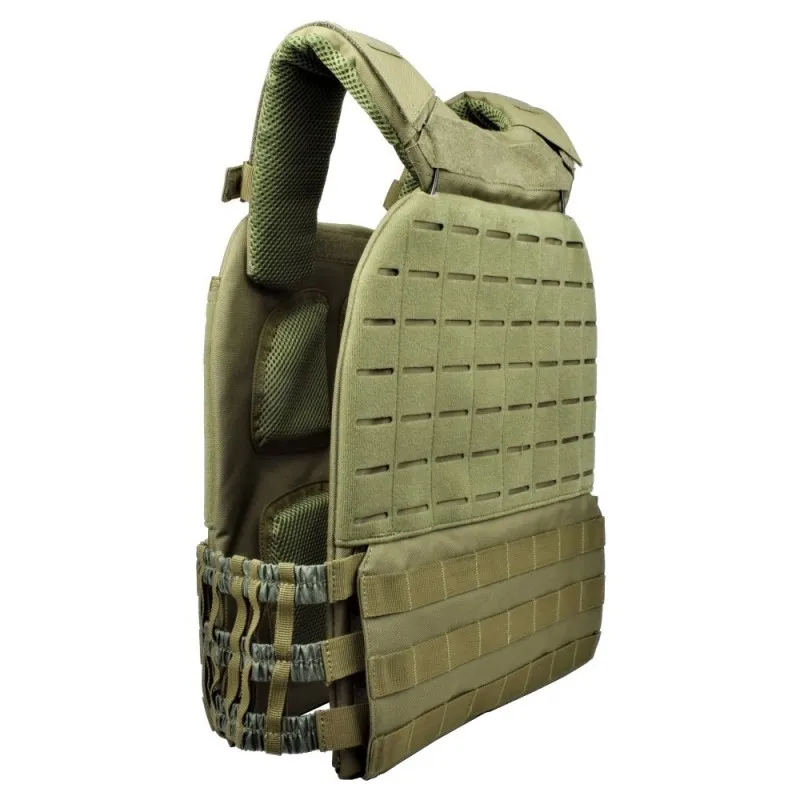 EXAGON TACTICAL VEST PLATE CARRIER GREEN EX-VT473V