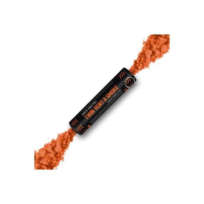 TWIN VENT BURST WIRE PULL SMOKE GRENADE ORANGE ENOLA GAYE EG-WP40-ORANGE