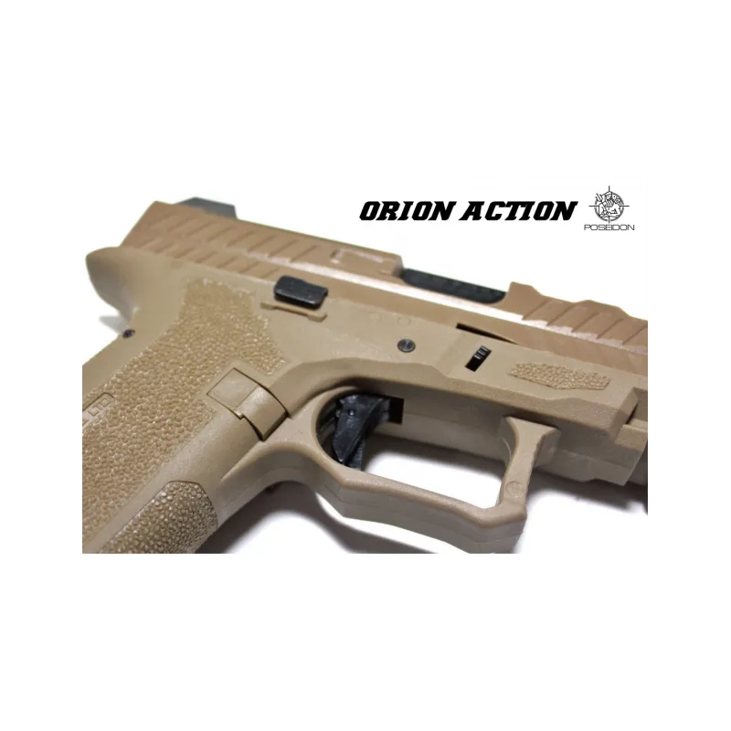 POSEIDON ORION N 2 ACTION AIRSOFT GBB PISTOL TAN POLYMER PPW-02-A-TAN