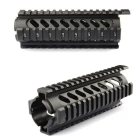 METAL RIS QUAD RAIL 7 FOR M4A1 FM 2028 AIRSOFT RIFLE