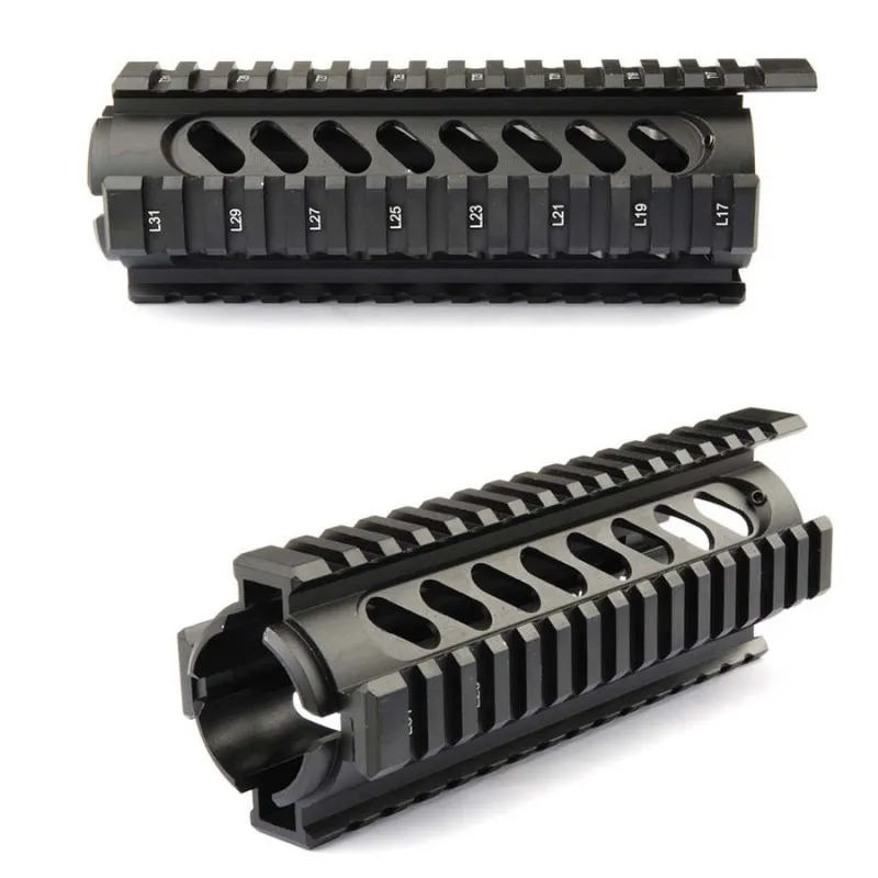 METAL RIS QUAD RAIL 7 FOR M4A1 FM 2028 AIRSOFT RIFLE