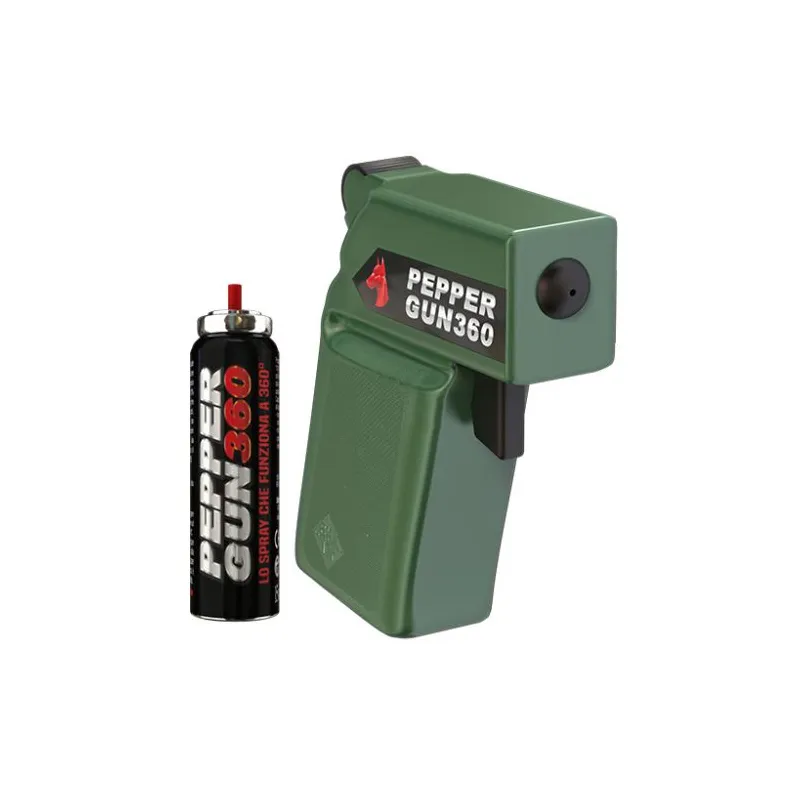 PEPPER GUN 360 PROTEZIONE SICUREZZA AUTODIFESA 20ML DEFENCE SYSTEM 99905